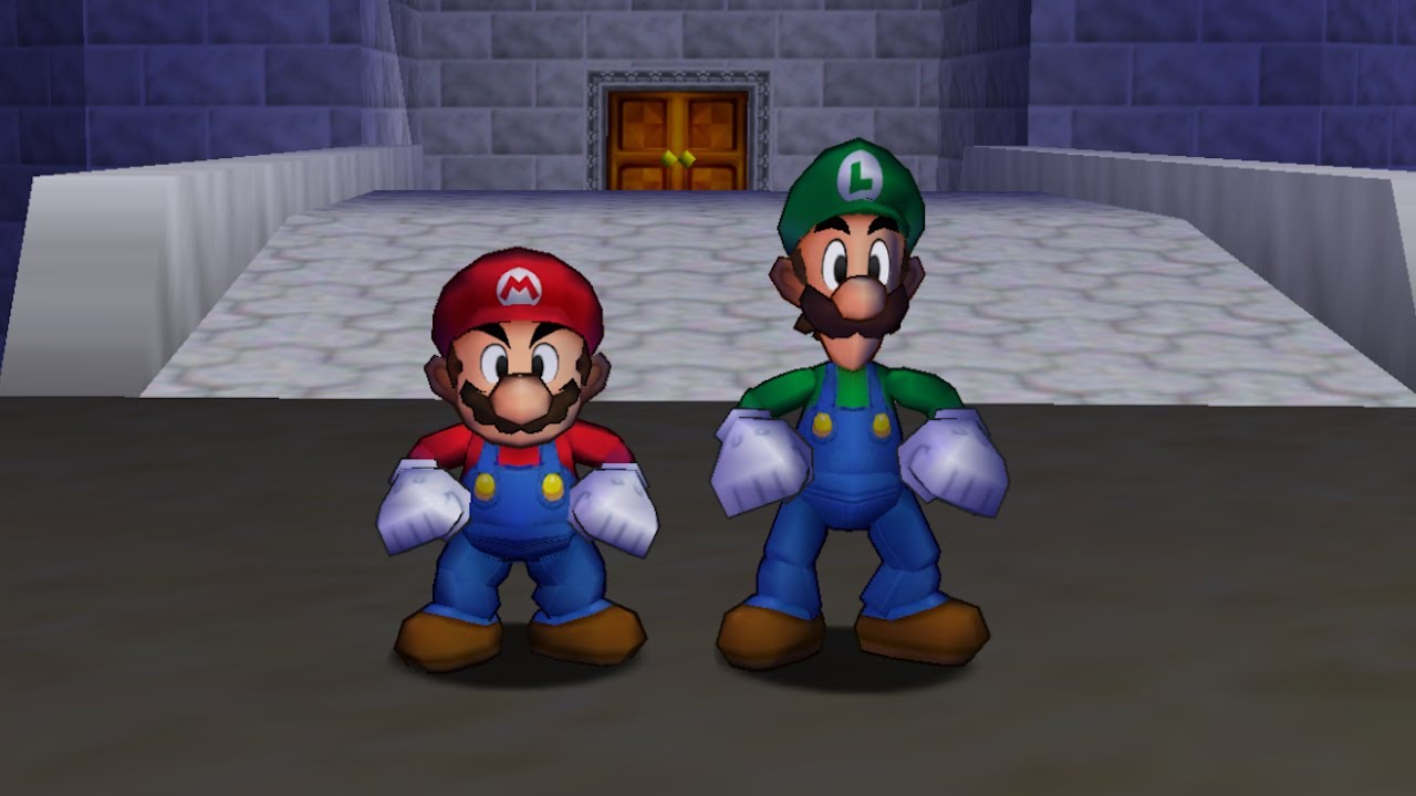 Dream Mario and Dream Luigi in Super Mario 64 Night Mode - Full Game ...