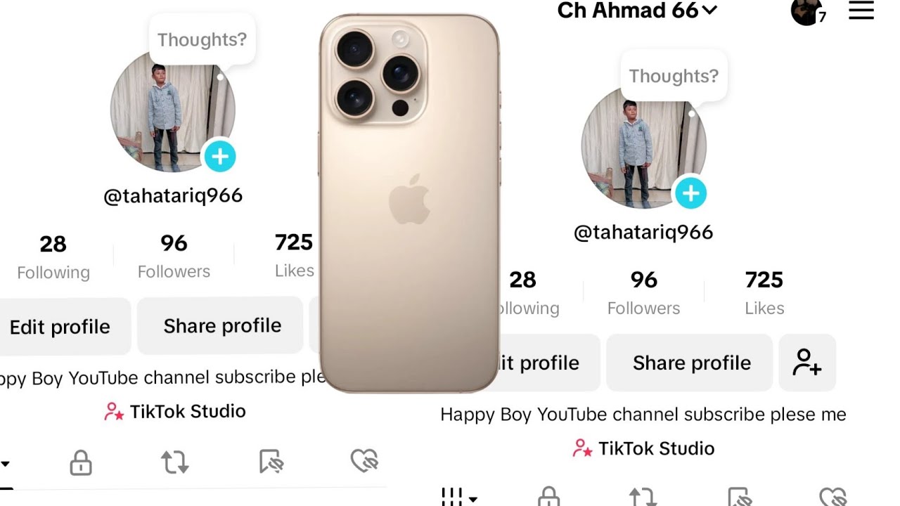 my Titok account raveal - YouTube