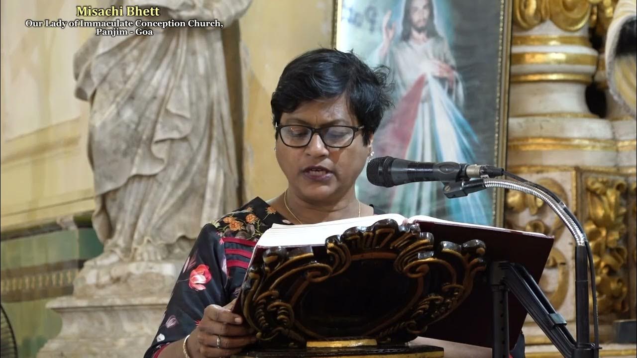 Mass in Konkani - 18th December - Our Lady of Immaculate Conception Church, Panjim - YouTube
