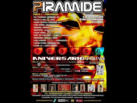 Discoteca Piramide 6º aniversario 2004 - YouTube