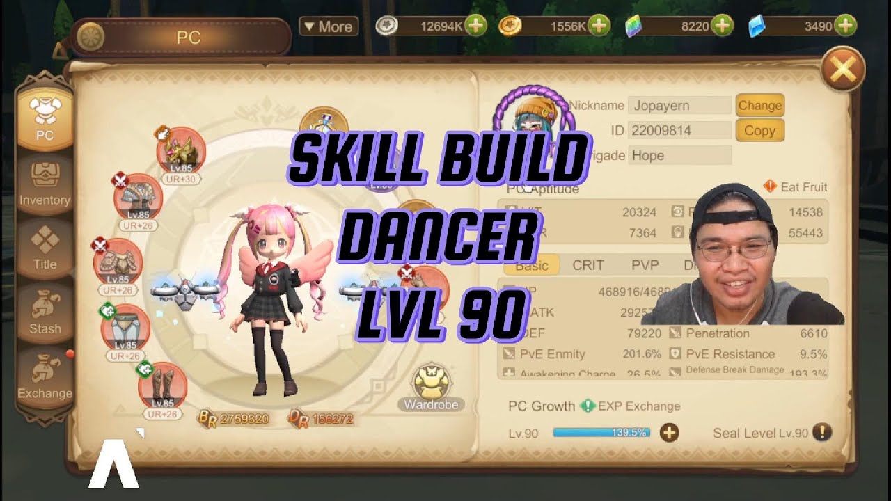 Dance Skill Build Lvl 90! - YouTube