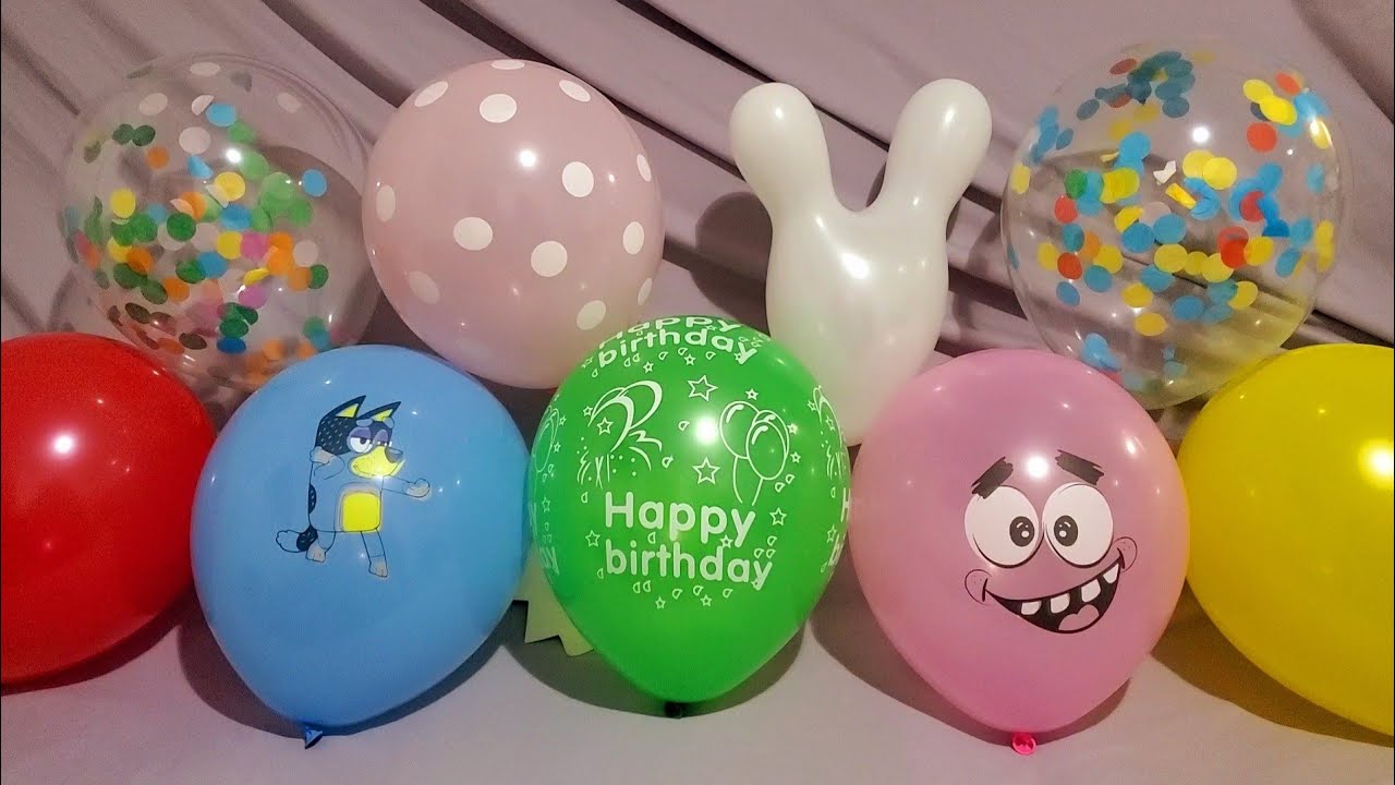 FUN BIRTHDAY BALLOONS POP PART 260!!! - YouTube
