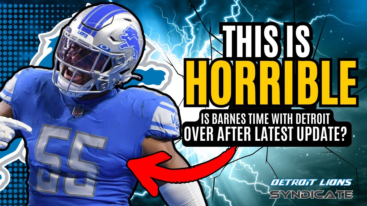 Detroit Lions' Dan Campbell Drops BOMBSHELL On Derrick Barnes Injury ...