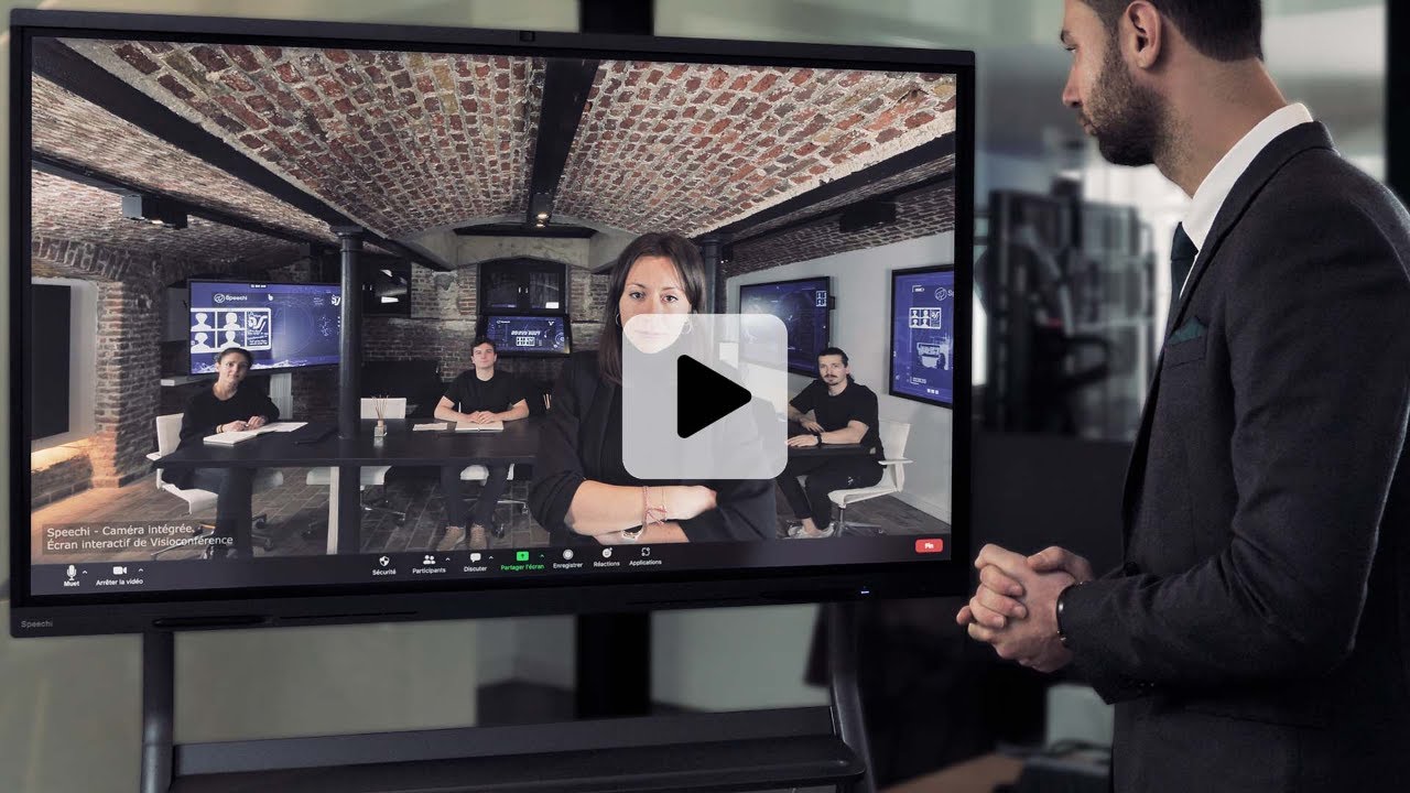 SpeechiTouch Visio : un écran de visioconférence interactif intégrant ...