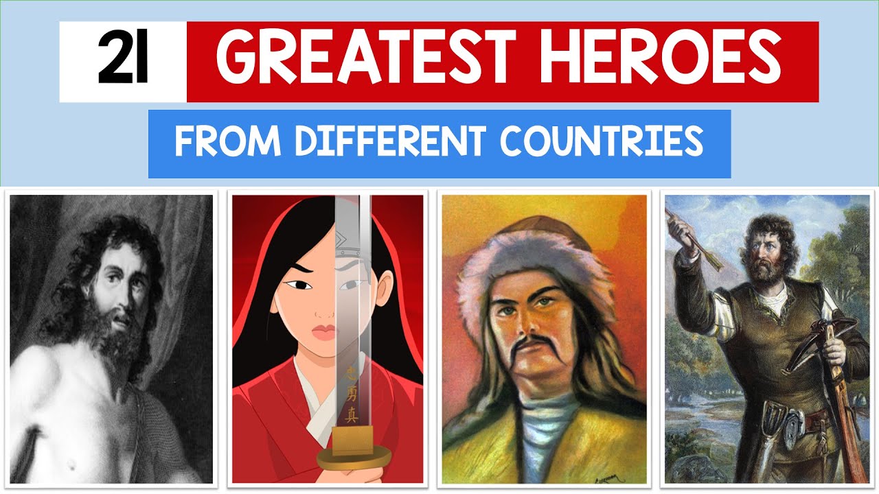 21 LEGENDARY HEROES IN THE WORLD | MYTHOLOGY GREATEST HEROES - YouTube
