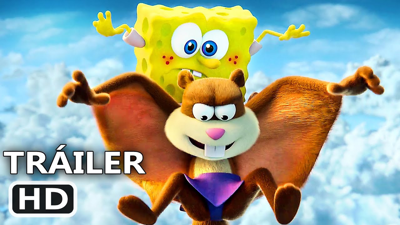AL RESCATE DE FONDO DE BIKINI: La película de Arenita Mejillas Tráiler ...