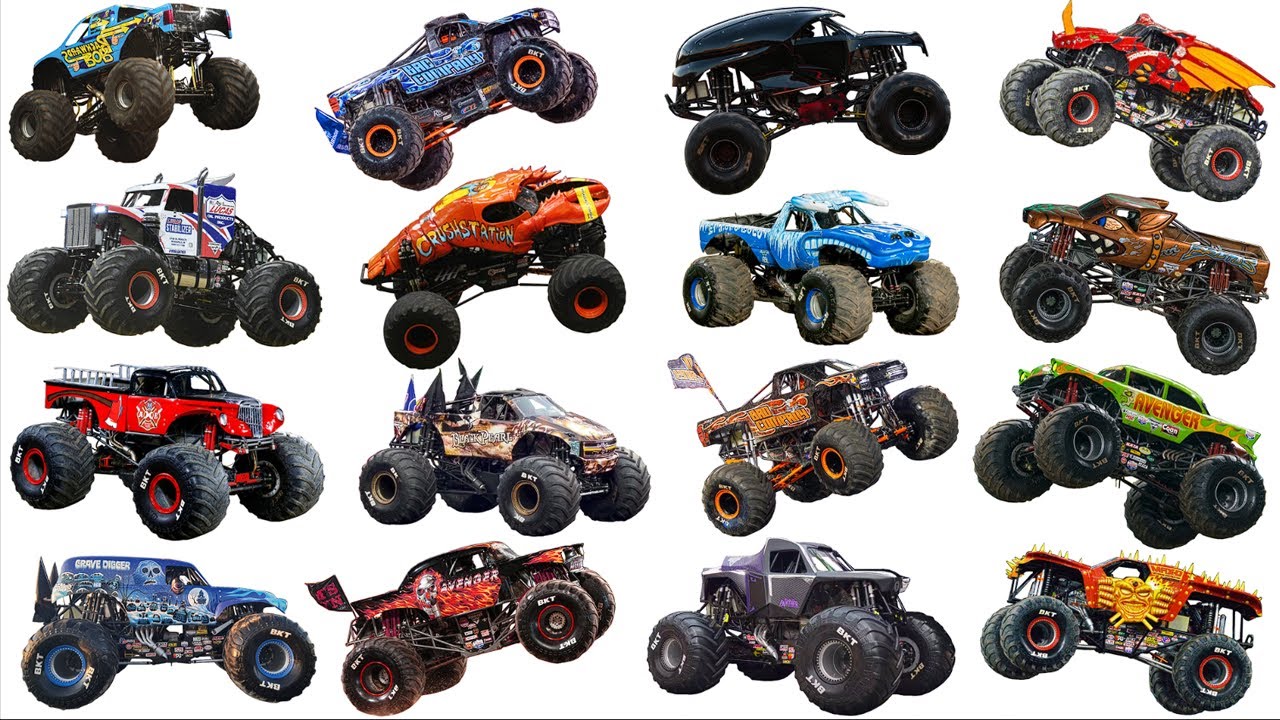 Monster Vehicles - Monster Vehicles Fire & Ice, Monster Truck, Monster ...