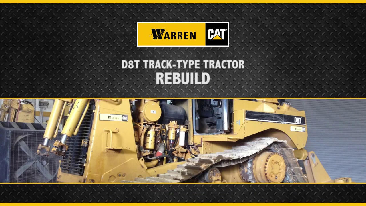 Warren CAT D8T Rebuild - YouTube
