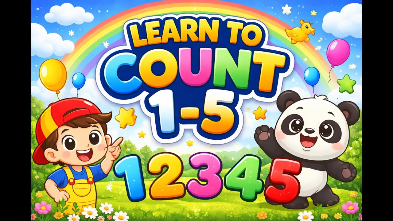 Counting 1–5 Song 🔢 | Learn Numbers for Kids (Ages 1–6) | Wiggle ...