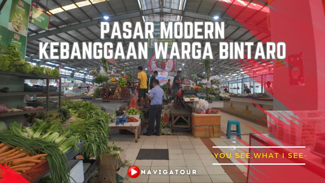 PASAR MODERN BINTARO ️KONDISI TERBARU PASARNYA WARGA BINTARO #indonesia ...