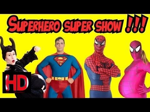 MALEFICENT TWIN BABIES CANDY PRANK! w Batman, Spidergirl, Spiderman!Family movie Superhero FUN IRL[