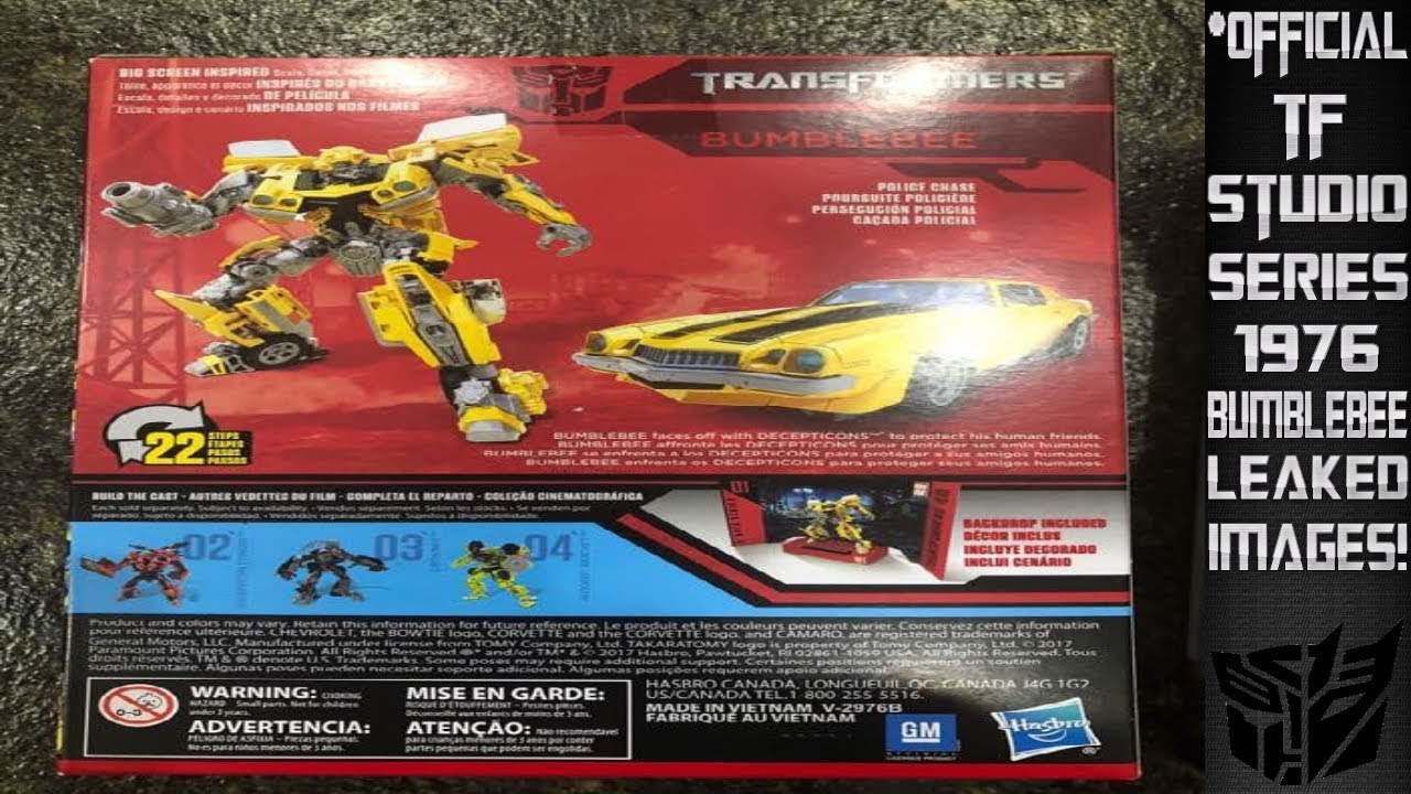 Transformers Studio Line Series 1976 Bumblebee Leaked Images! - YouTube