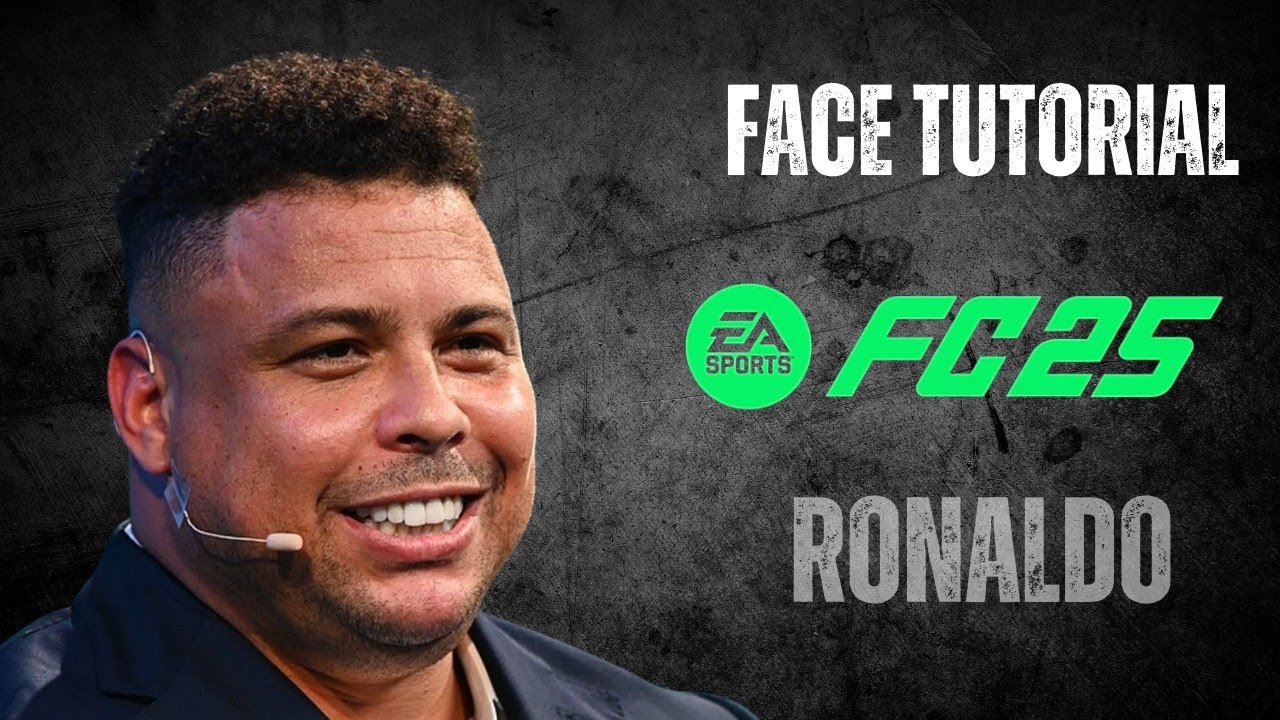 FC25 face build Ronaldo R9 - YouTube