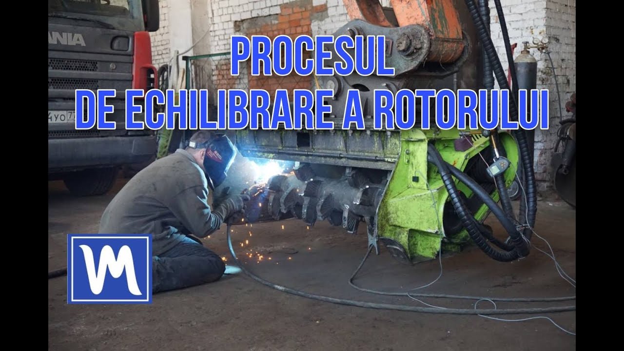 Procesul de echilibrare a rotorului. Echilibrarea rotorului mulcerului ...