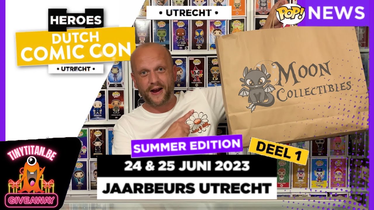 FUNKO POP SHOPLOG | Unboxing Pick Ups Part 1 | Dutch Comic Con 2023 ...
