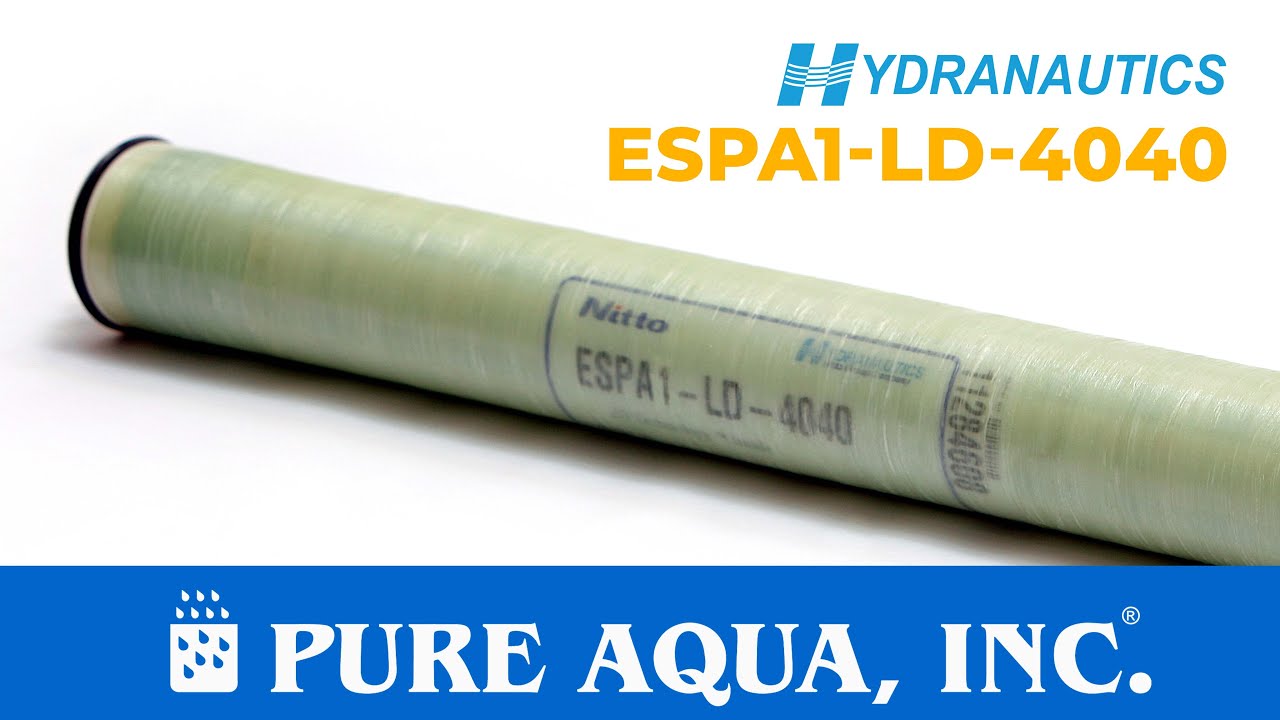 Hydranautics ESPA1 LD 4040 Membrane | www.pureaqua.com - YouTube
