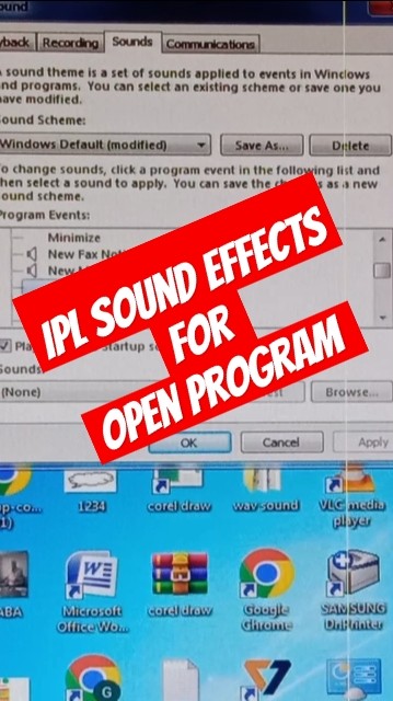 open program sound effects @ambitioncomputercentre #trick #ipl #ipl ...