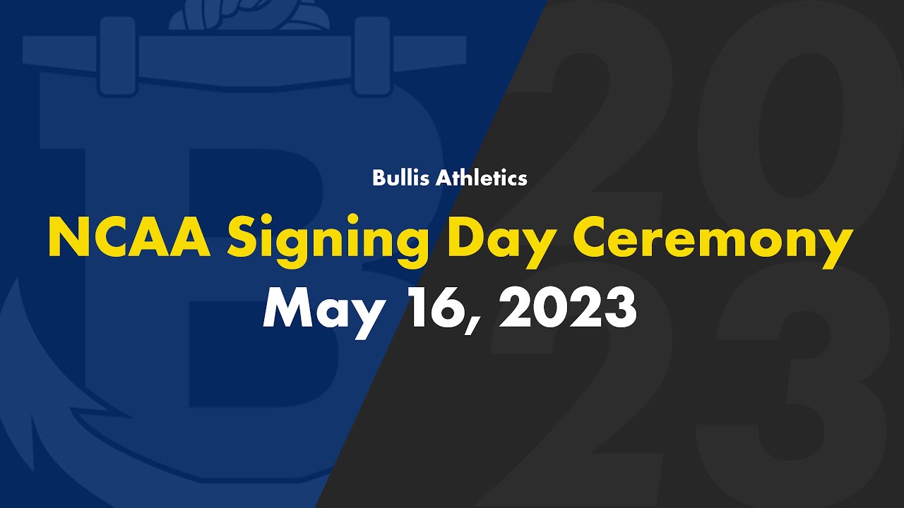 NCAA Signing Day Ceremony | May 16, 2023 - YouTube