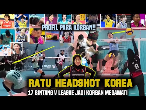 KEBANGGAAN!! 'Semua Korban Headshot Mega musim 2023/2024' | Bintang Bintang V League Korea Jd Korban