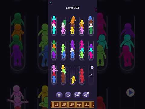 301-305 Level crowd sort Color puzzle game 2025 - YouTube