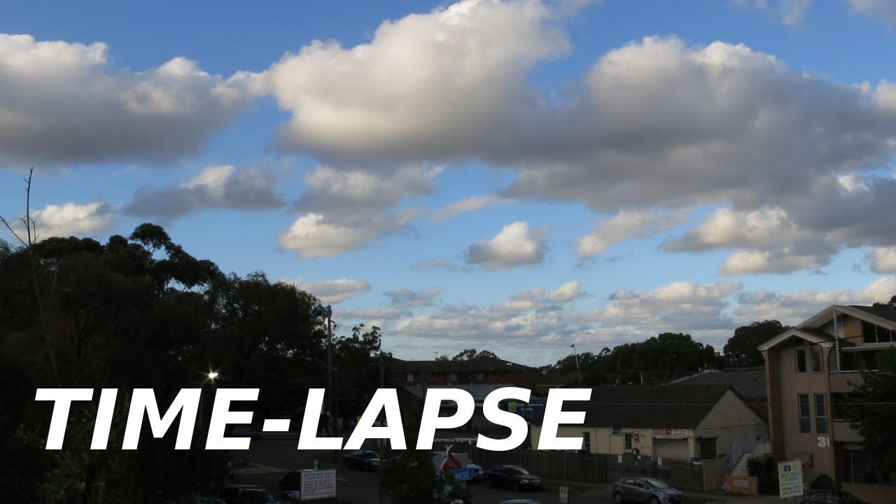 Time-Lapse - View of my Balcony - YouTube