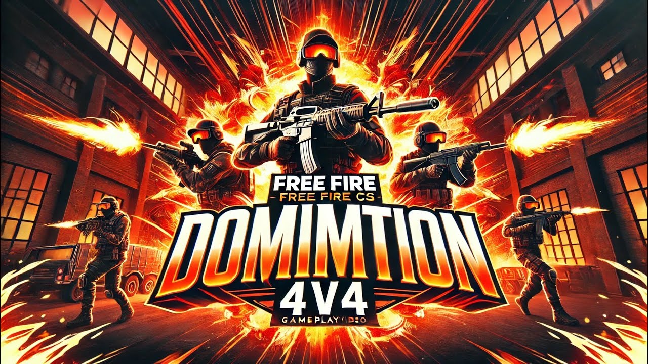 CS 4v4 Intense Battle 🔥 Ek Tarafaa Domination 🏆 | Free Fire Gameplay ...