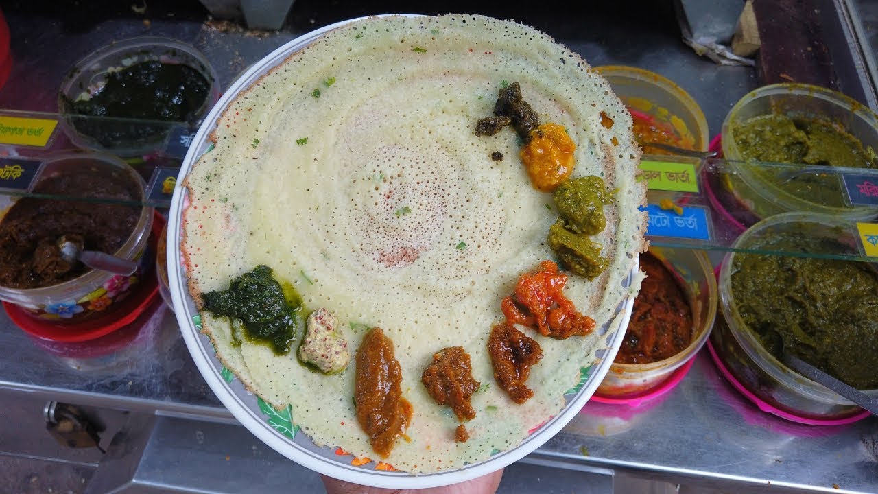 Masala Jhal Chapti Pitha, Local Street food Chapati ! Spicy and Crispy ...