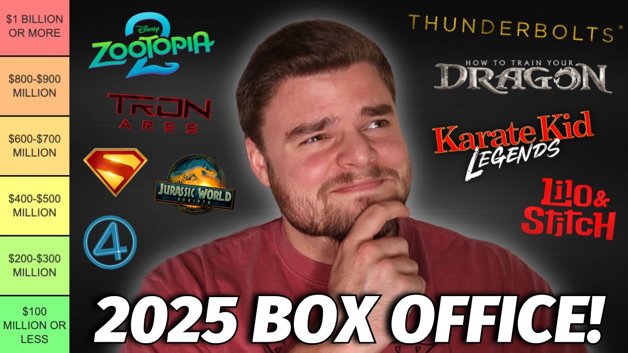 2025 Movies Box Office Predictions! (TIER LIST) - YouTube