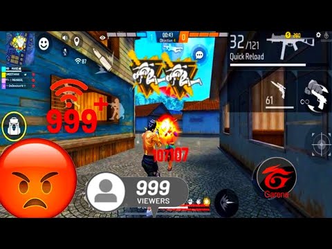 999+no internet speed but op gameplay and headshots (|free fire ...