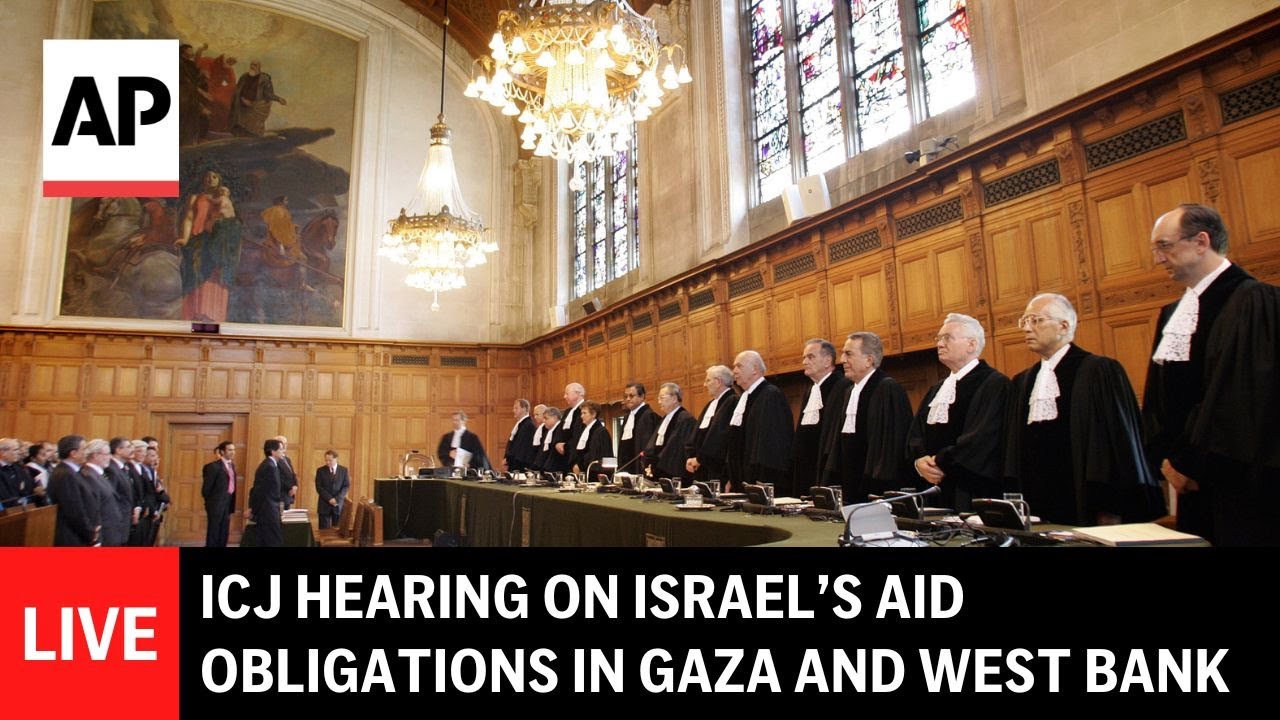 LIVE: ICJ hearing on Israel’s aid obligations in Gaza and West Bank ...