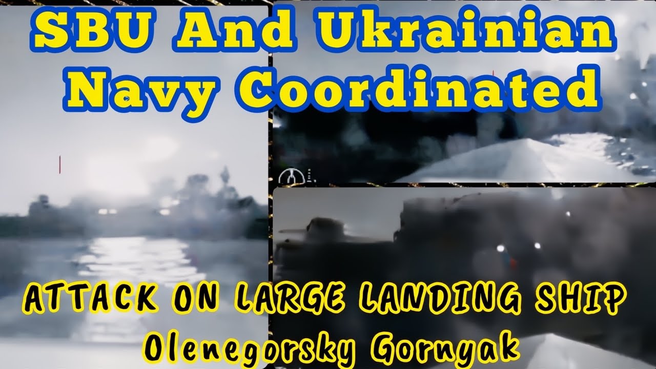 🔴 SBU & Ukrainian Navy "VISITED" Novorossiysk Bay, ATTACKED Large ...