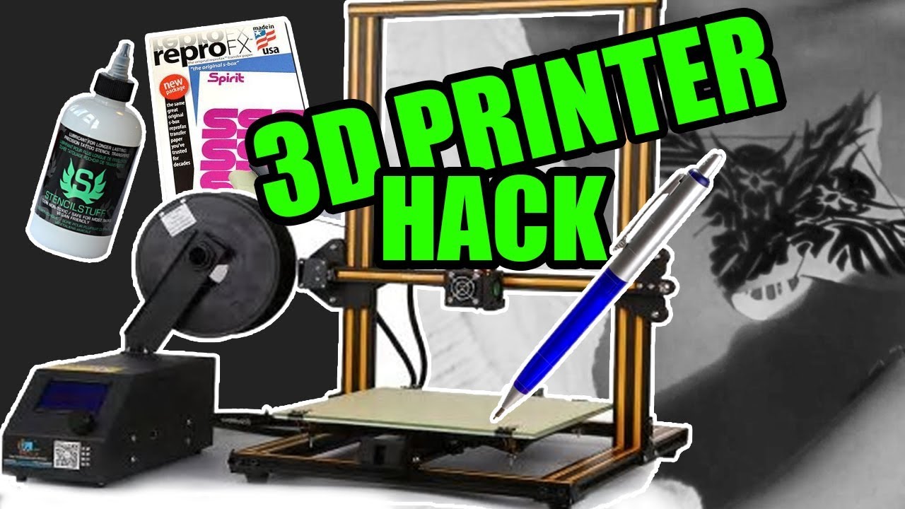HOW TO: 3D-PRINTED TATTOO TRANSFER - YouTube
