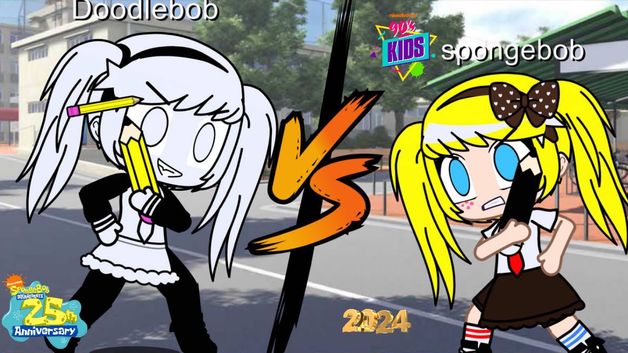 Friday night funkin nicktoons mod SpongeBob 🆚 DoodleBob SpongeBob 25th ...