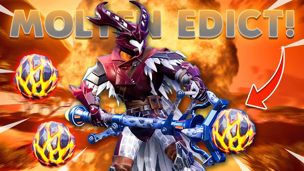 DAUNTLESS - EXOTIC HAMMER THE "MOLTEN EDICT" GAMEPLAY! (Super OP ...