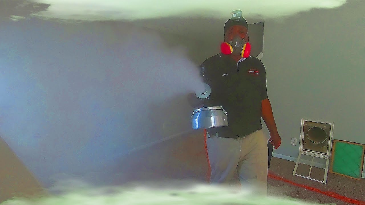 Eliminating BAD ODOR with EXTREME THERMAL FOGGING - YouTube