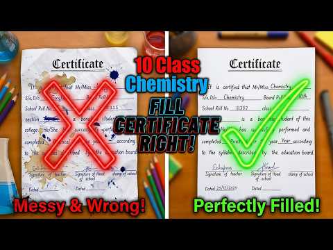 10 class chemistry practical notebook of certificate - YouTube