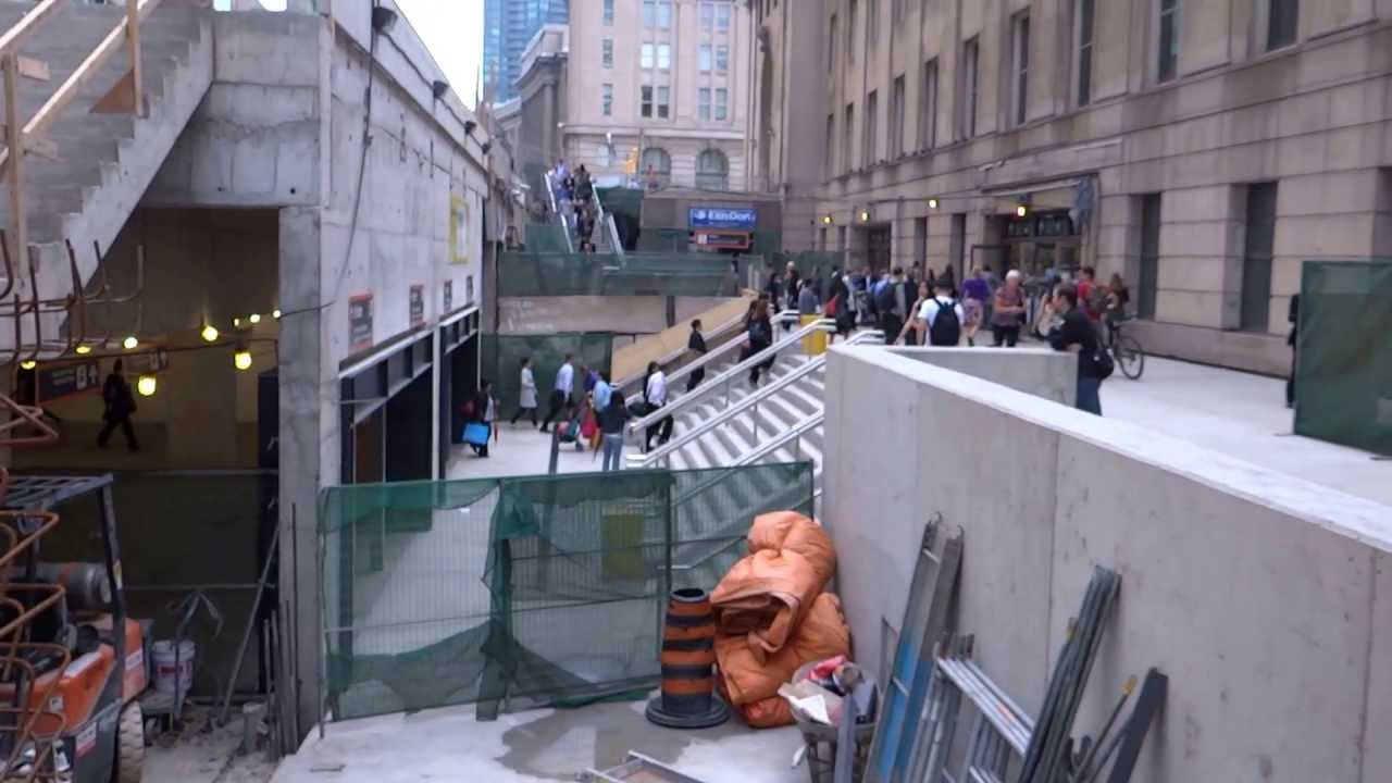 TTC New Entrance for Union Station - YouTube