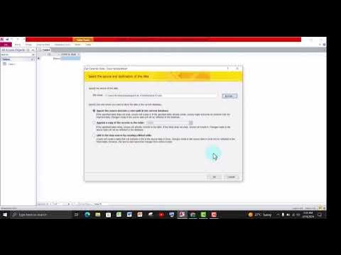 HOW TO IMPORT DATA FROM EXCEL TO ACCESS - YouTube