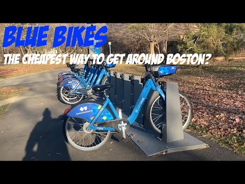 How to use Blue Bikes | Riding through Boston on a Budget - YouTube