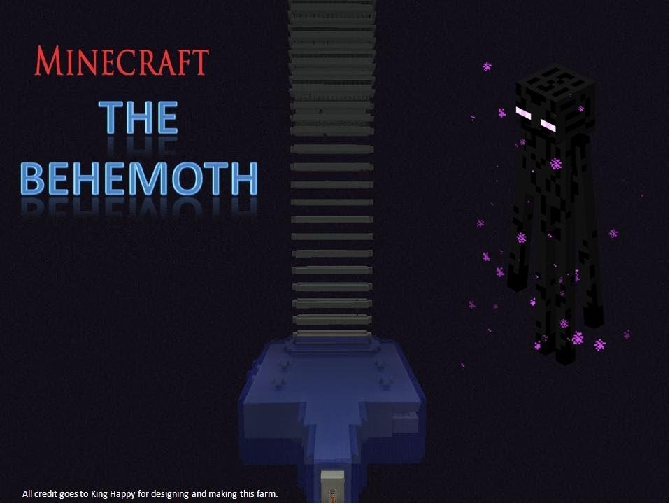Minecraft King Happys The Behemoth Enderman Farm Tutorial Re-Upload ...
