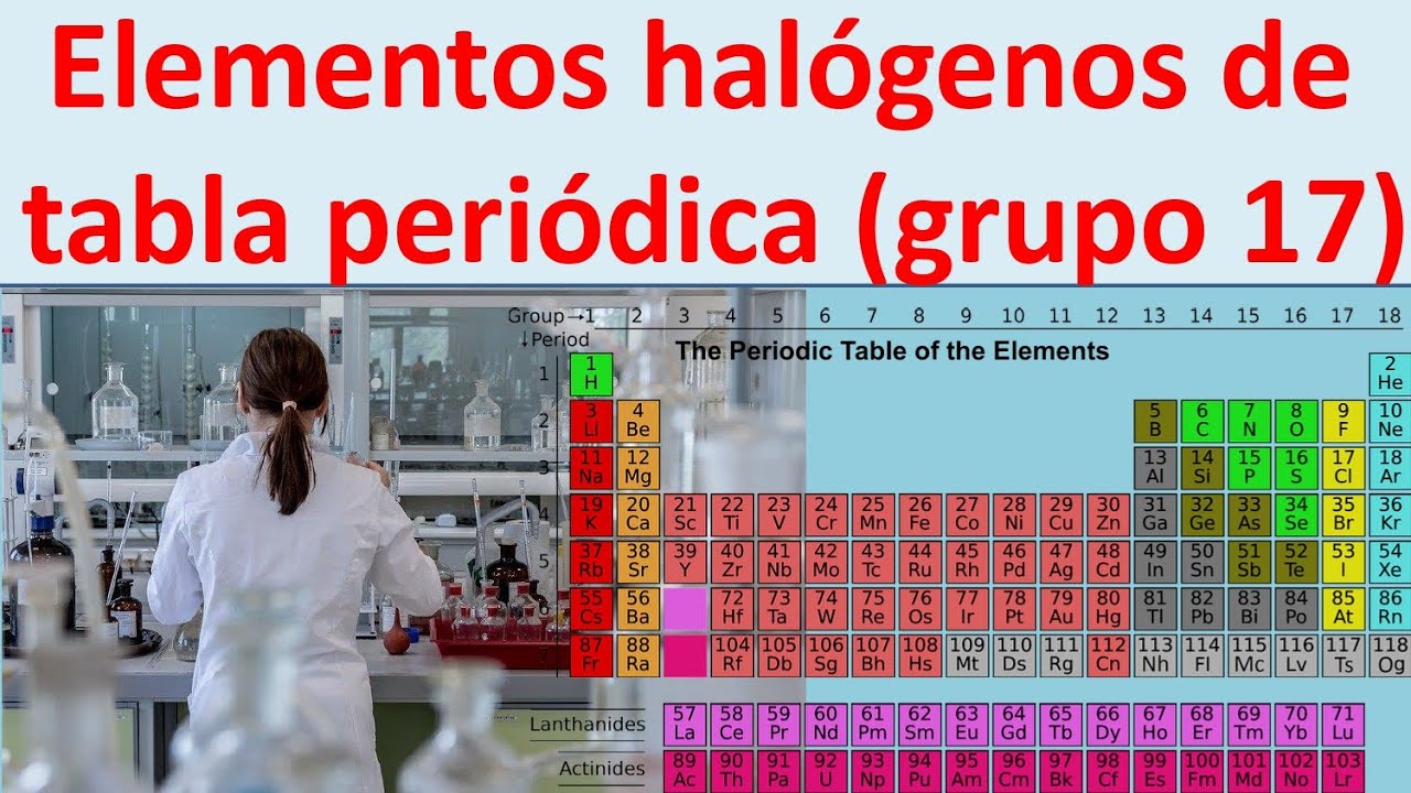 Halogenos tabla periodica - YouTube