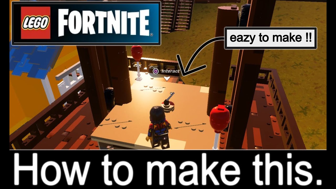 [ Lego Fortnite ] How to easily make an elevator with Lego Fortnite - YouTube