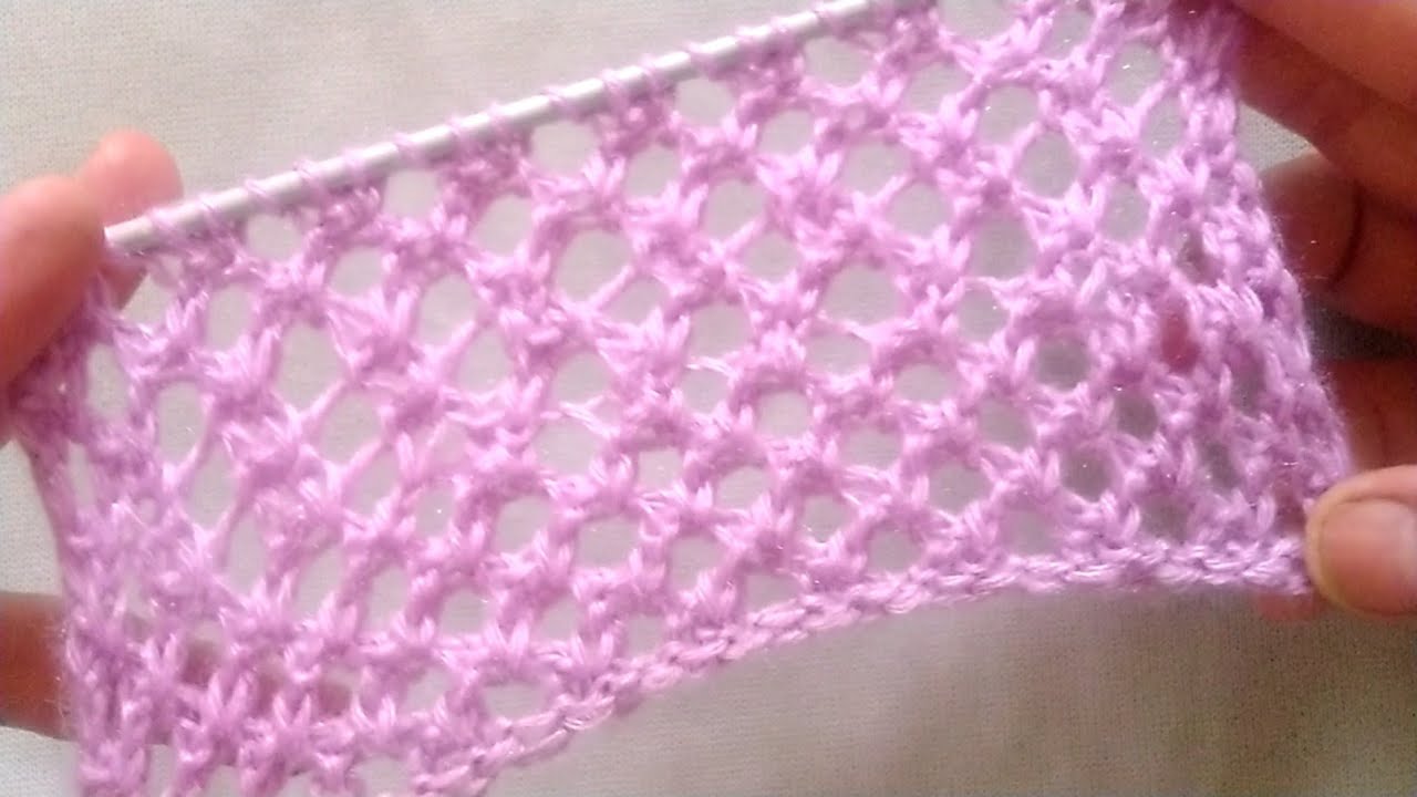 Easy Openwork Knitting pattern for jacket,top, sweater. - YouTube