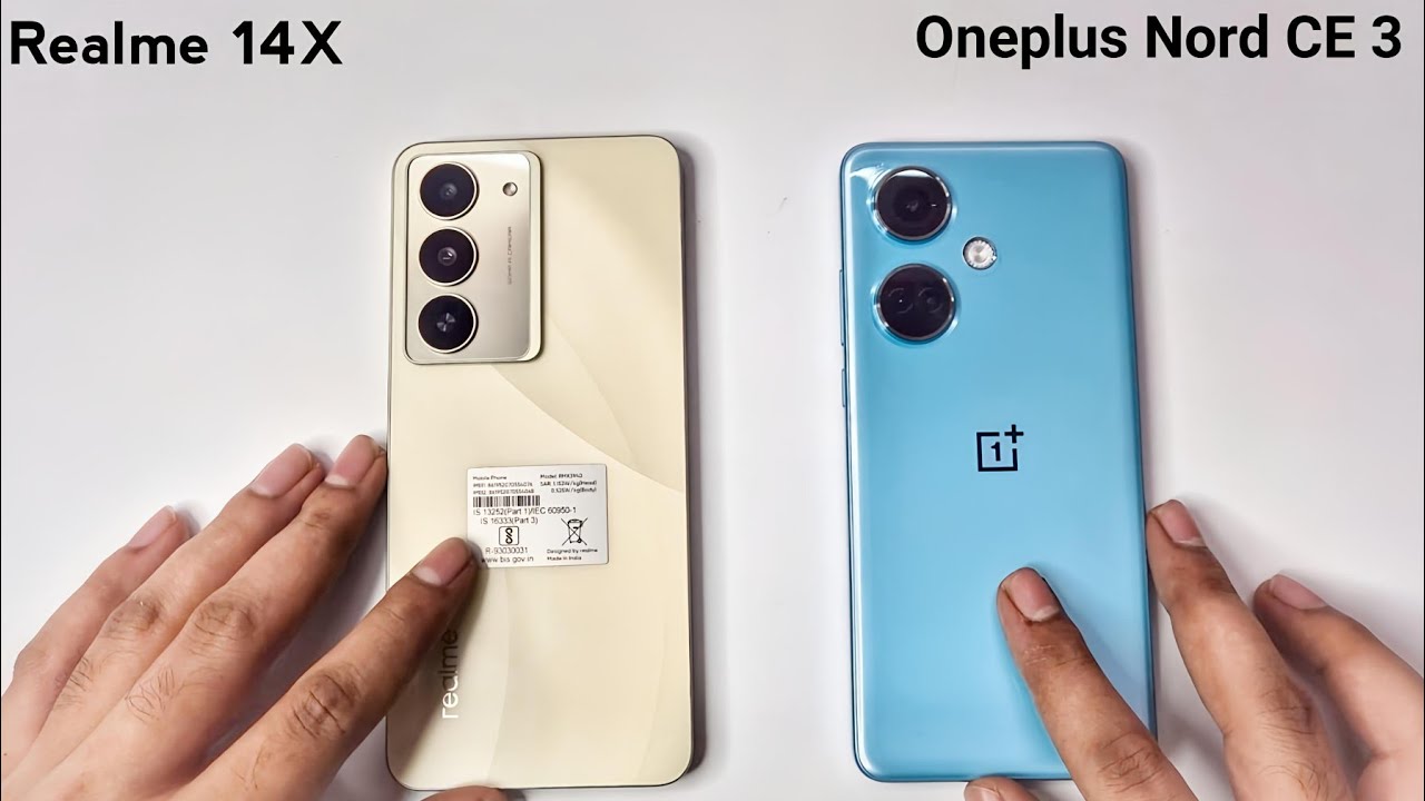 Realme 14X VS Oneplus Nord CE 3 Speed test comparison - YouTube