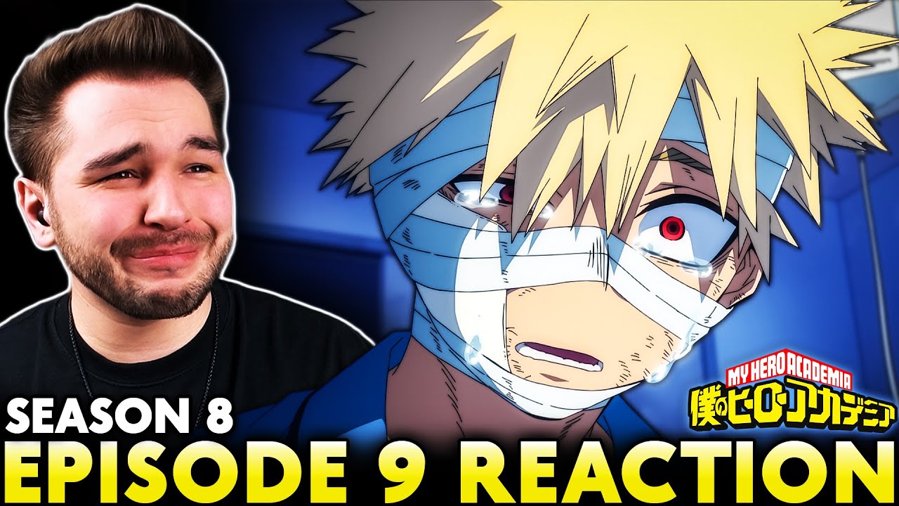 BAKUGO CRYING BROKE ME!!😭| My Hero Academia Season 8 Episode 9 REACTION ...