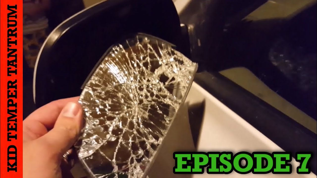 Kid Temper Tantrum Breaks Car Window - Daddy Swears - YouTube