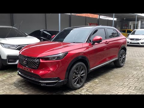 Honda HR-V RS Ignite Red Metallic Two Tone 1.5 Turbo Engine - YouTube