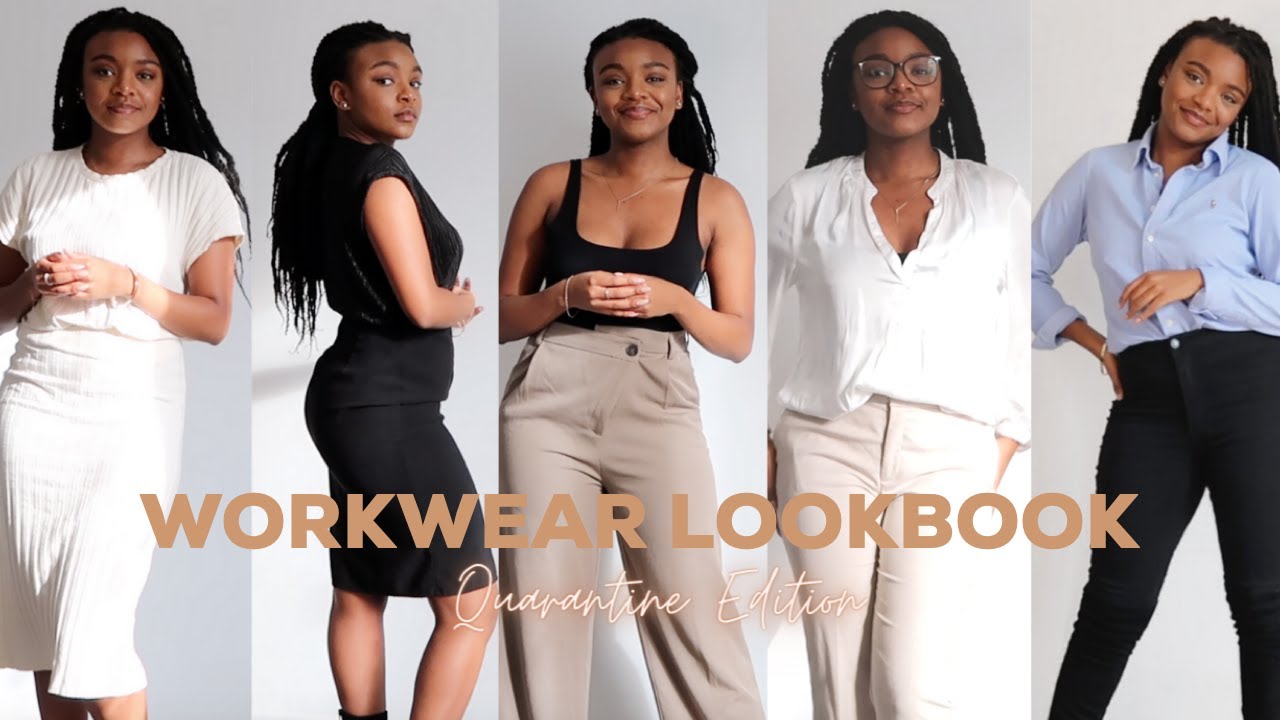 WORKWEAR LOOKBOOK - MES OUTFITS DU BUREAU - YouTube