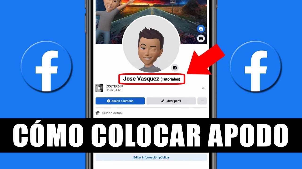 Cómo Poner un Apodo en Facebook desde el Celular - ¿Cómo Colocar un ...