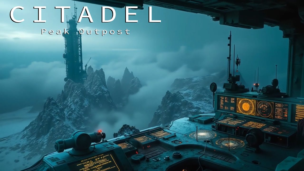 CITADEL Mountain Outpost | Immersive Sci-Fi Ambience for Study ...
